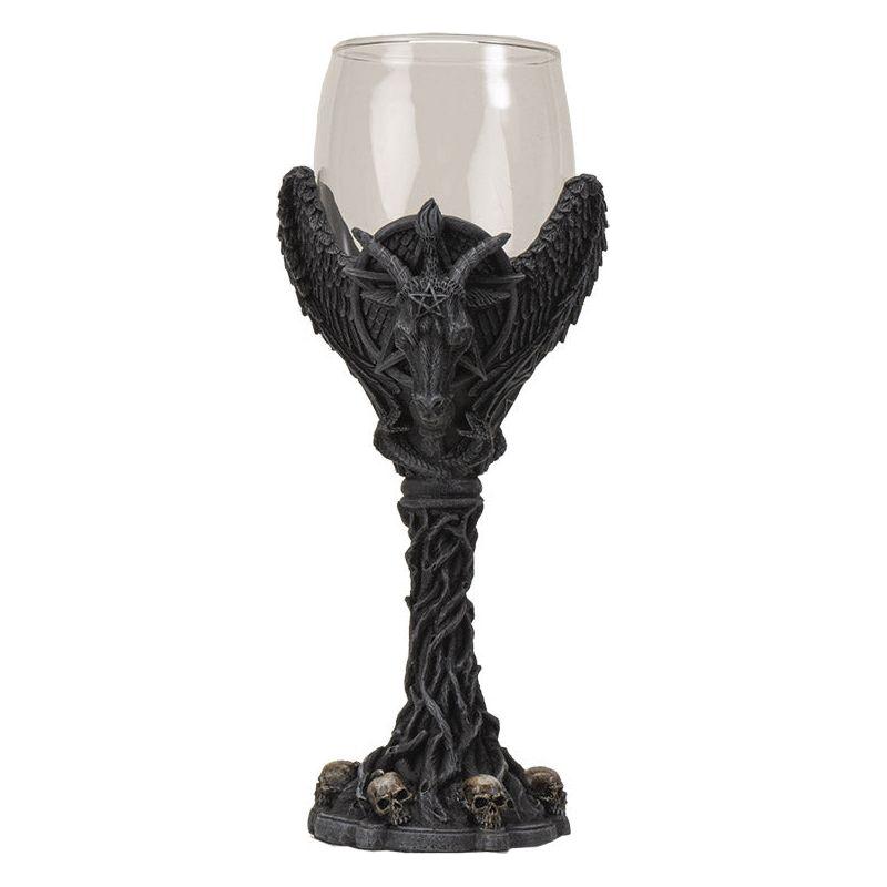 Baphomet Resin and Glass Wine Goblet/Chalice – My Store