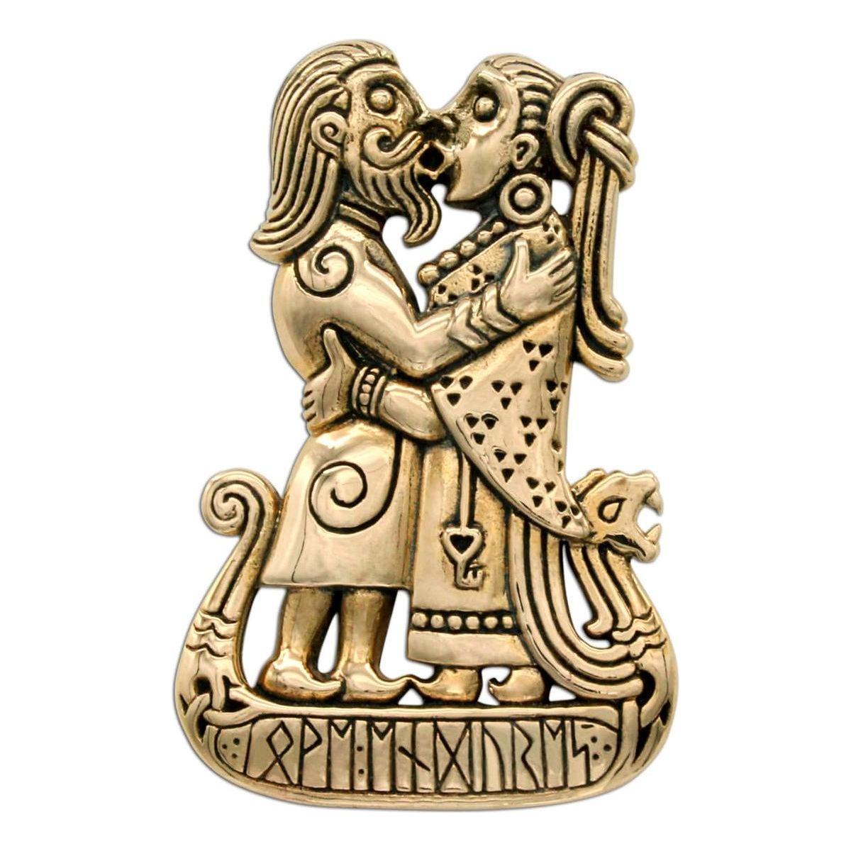 Dryad Design Norse Love Pendant Viking Kiss Rune Jewelry, Love Endures ...