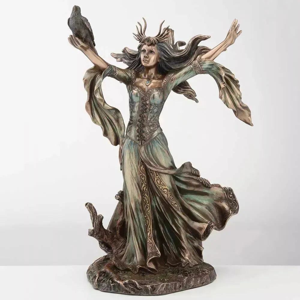 Morgan Le Fey Bronze Finish Sculpture – My Store